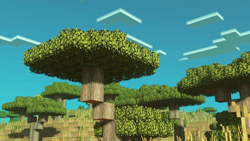 Trees Plus+ Better Trees Texture Pack - Minecraft Bedrock Addons ...