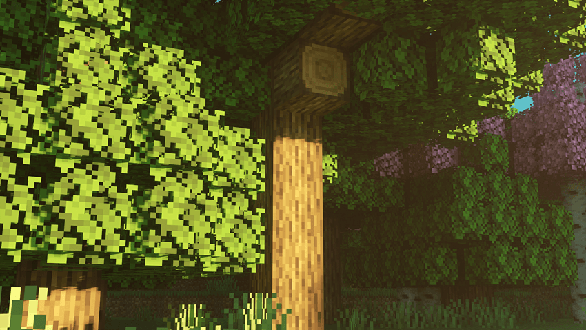 Trees Plus+ Better Trees Texture Pack - Minecraft Bedrock Addons ...