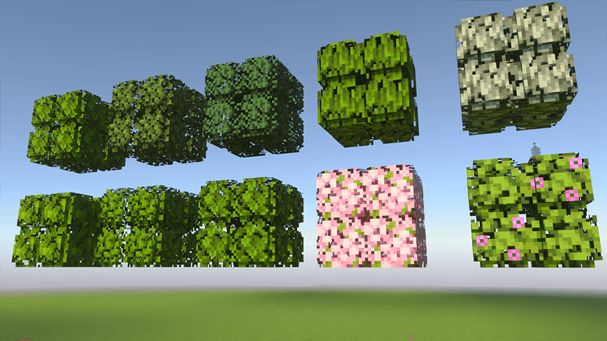 Trees Plus+ Better Trees Texture Pack - Minecraft Bedrock Addons ...