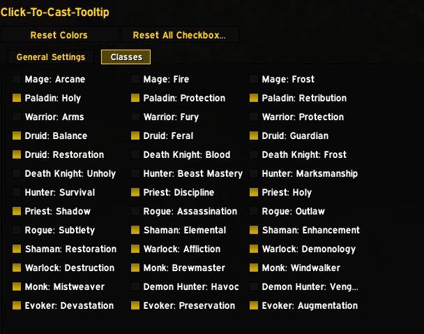 Click to Cast Tooltip - World of Warcraft Addons - CurseForge