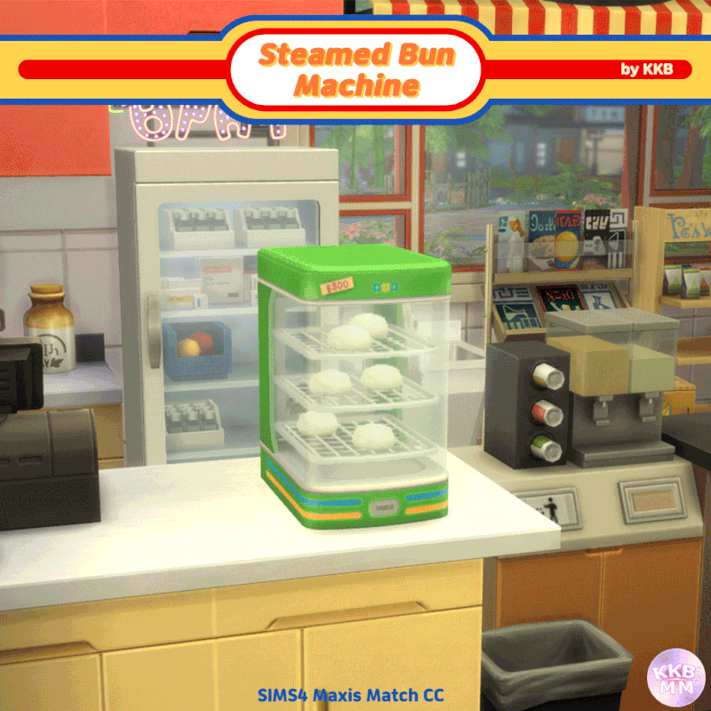[KKB'sMM]Steamed Bun Machine - The Sims 4 Build / Buy - CurseForge