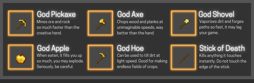 Overpowered Creative Items - Minecraft Mods - CurseForge