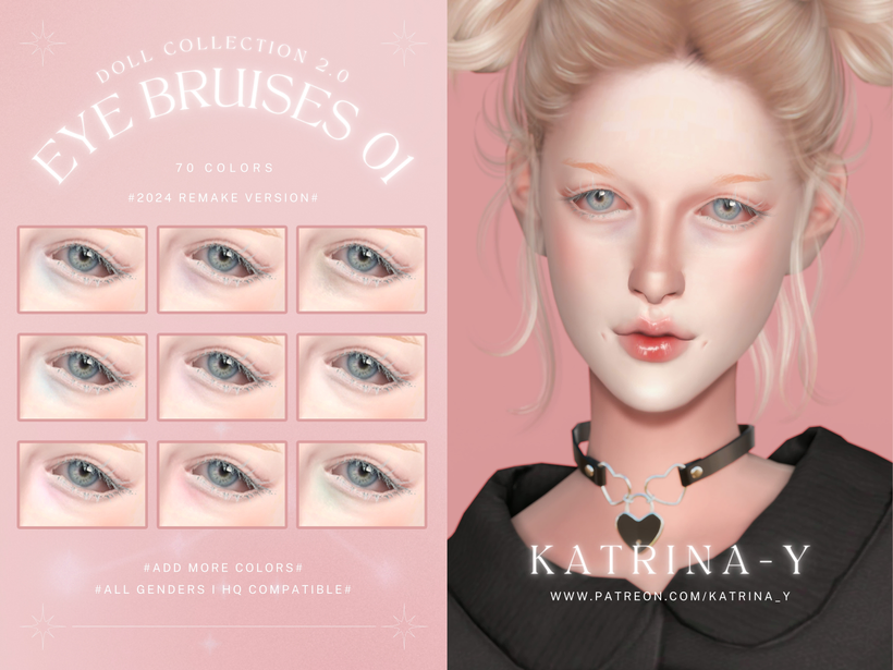 [KAT]DOLL MAKE UP COLLECTION V2 - The Sims 4 Create a Sim - CurseForge