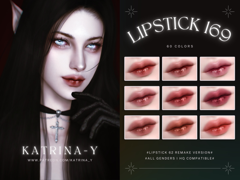 Download [KAT]LIPSTICK 169 - The Sims 4 Mods - CurseForge