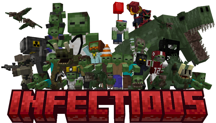 다운로드 Infectious - Zombie Apocalypse 마인크래프트(Minecraft)용 [1.20.1] [1.19.4 ...