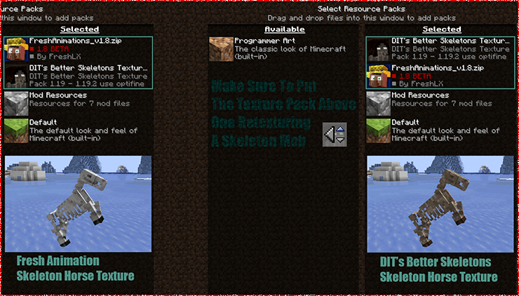 DIT's Better Skeletons - Minecraft Resource Packs - CurseForge