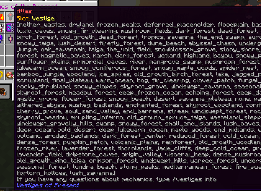 Vestiges of the Present - Minecraft Mods - CurseForge