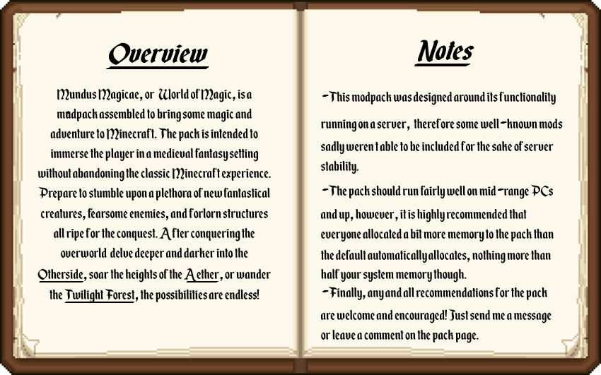 Mundus Magicae - Minecraft Modpacks - CurseForge