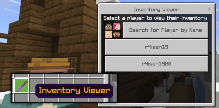 InvSee (Inventory Viewer) - Minecraft Bedrock Addons - CurseForge