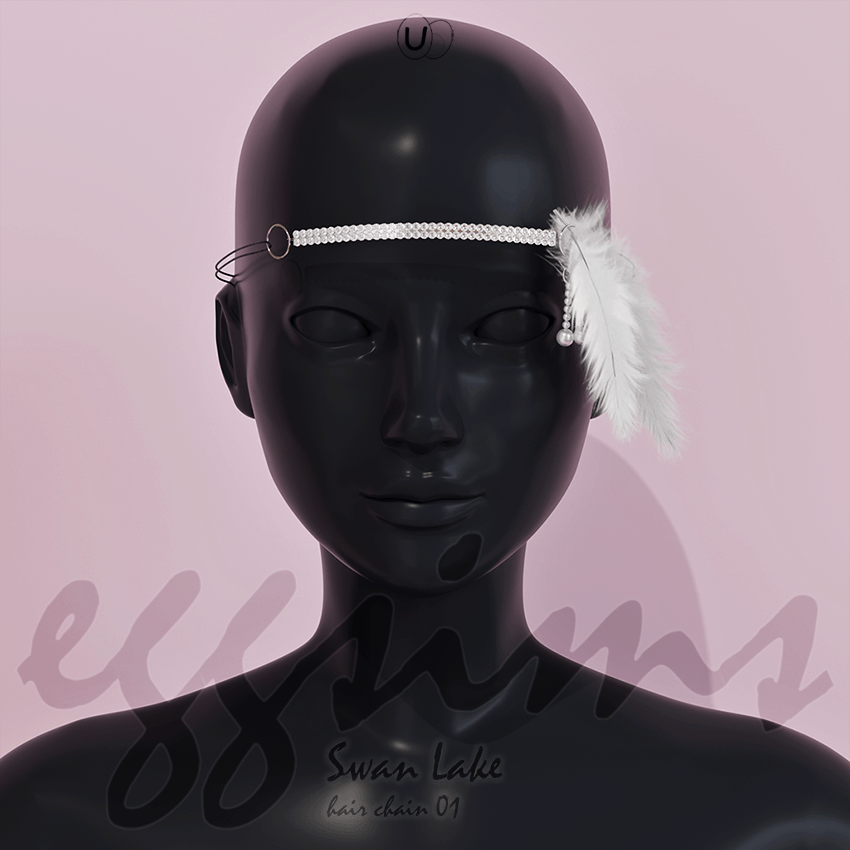 [EGGSIMS] Swan Lake hairchain - The Sims 4 Create a Sim - CurseForge