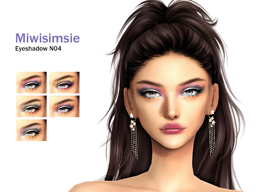 Miwisimsie Eyeshadow N04 The Sims 4 Create A Sim Curseforge