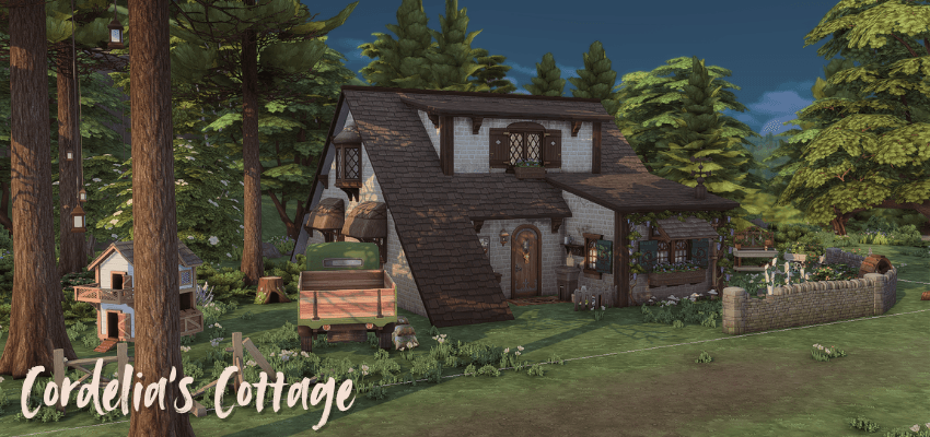 Cordelia's Cottage – Sims 4 Whimsical Forest Home - The Sims 4 Rooms ...