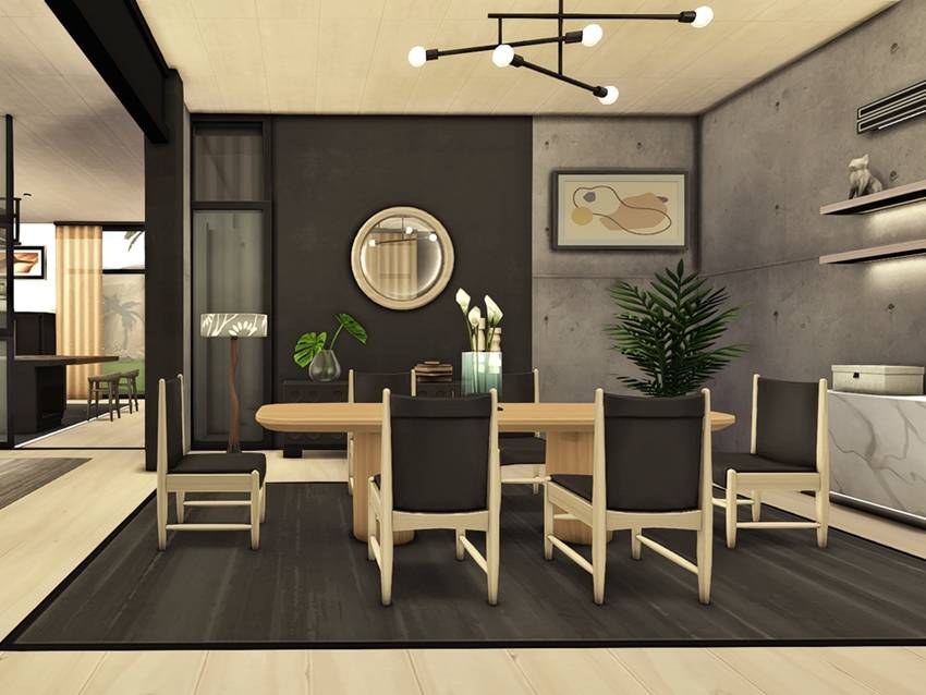 Download Modern Design - Dining Room 1 - The Sims 4 Mods - CurseForge