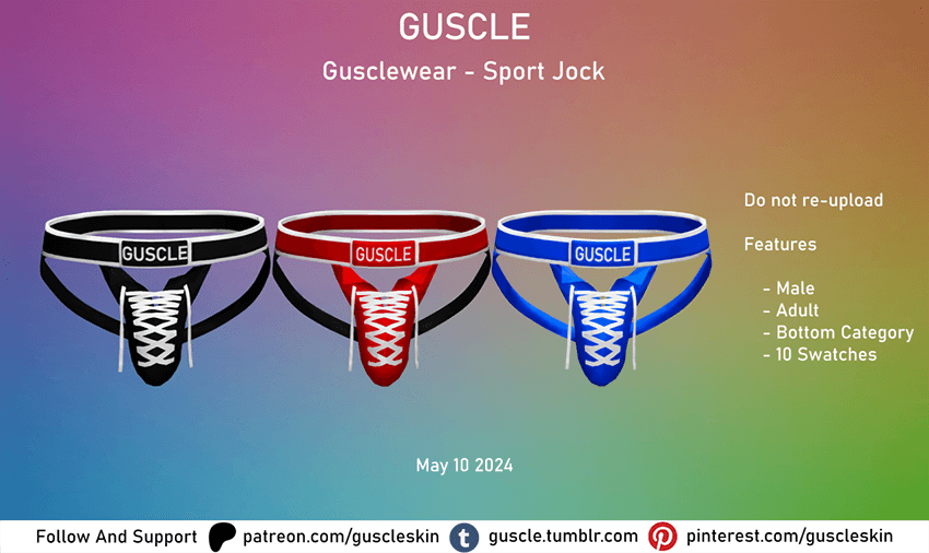 Gusclewear - Sport Jock - The Sims 4 Create a Sim - CurseForge