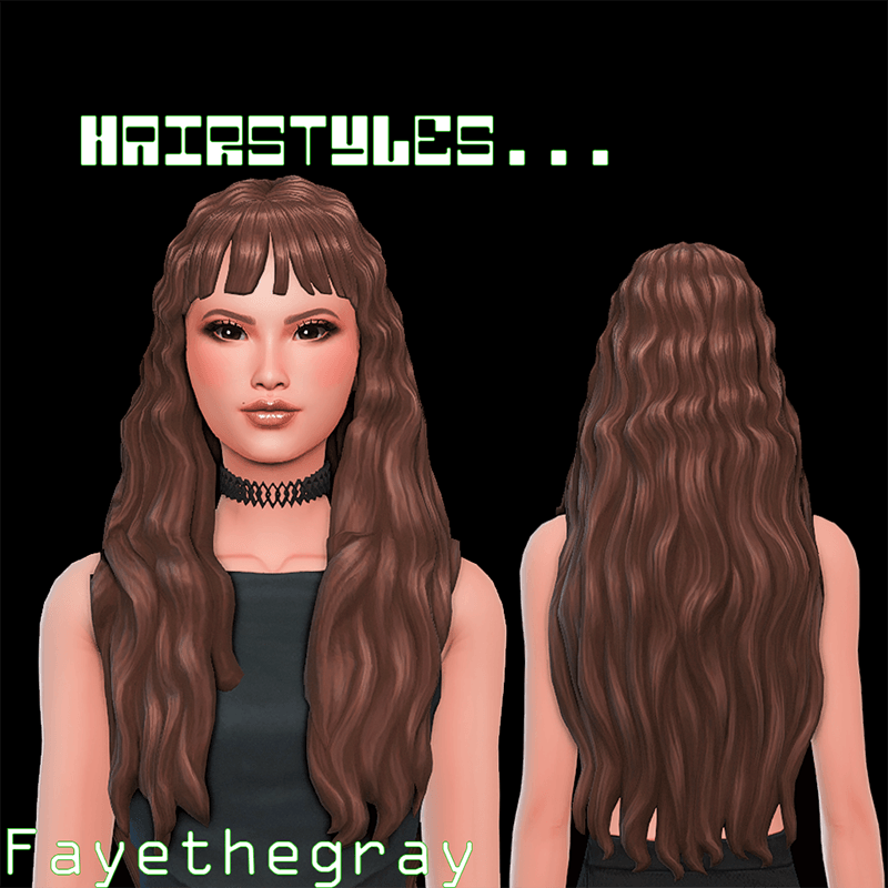 emma's hair by fayethegray - The Sims 4 Create a Sim - CurseForge