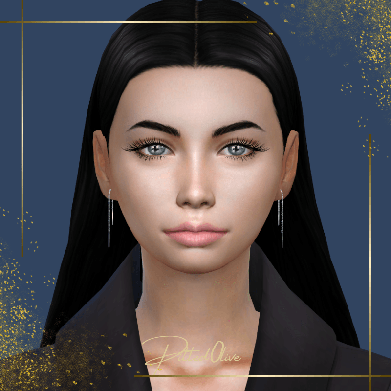 Hannah Earrings - The Sims 4 Create a Sim - CurseForge