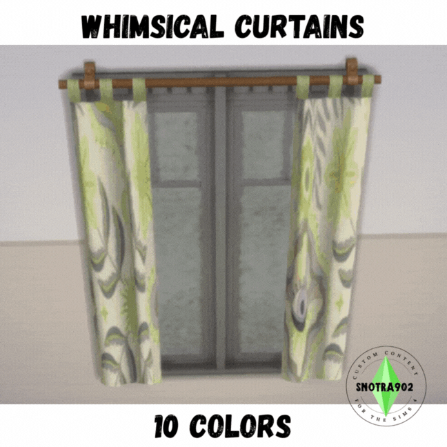 Whimsical Curtains - The Sims 4 Build / Buy - CurseForge