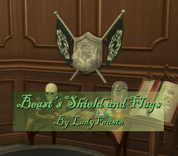 Beast's Shield and Flags - The Sims 4 Build / Buy - CurseForge