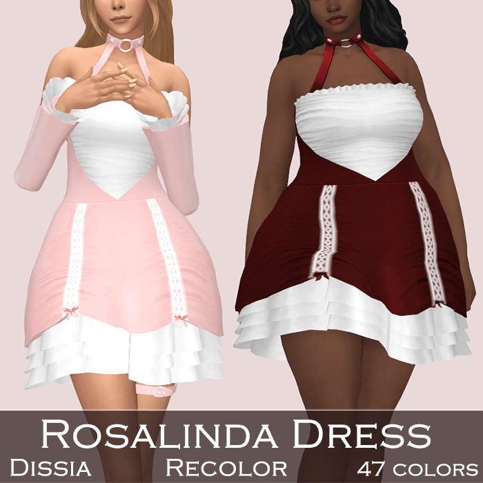 Rosalinda Dress (Recolor) - The Sims 4 Create a Sim - CurseForge