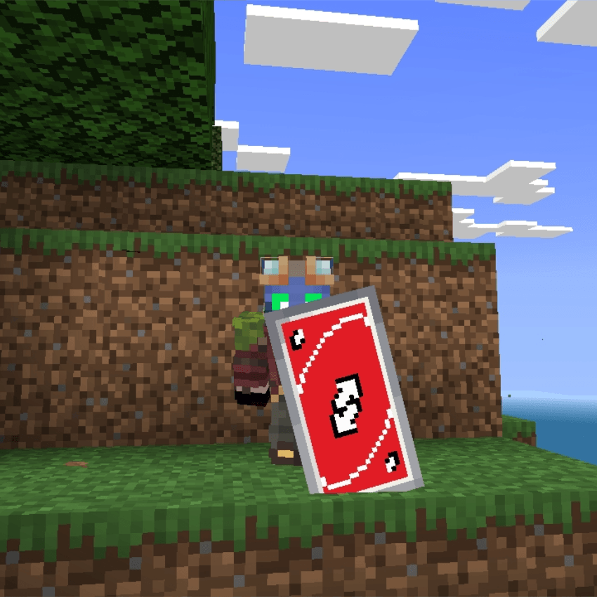 Uno reverse shield - Minecraft Bedrock Texture Packs - CurseForge