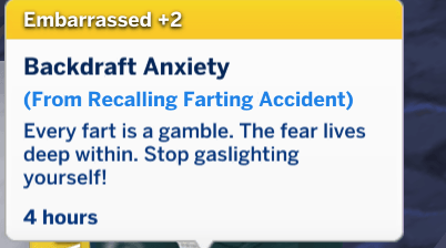 Dangerous Farting - The Sims 4 Mods - CurseForge