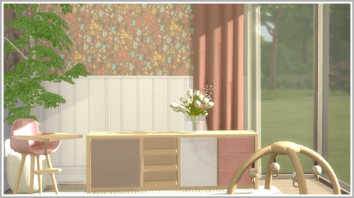 Spring Floral Wallpaper 1 - The Sims 4 Build / Buy - CurseForge