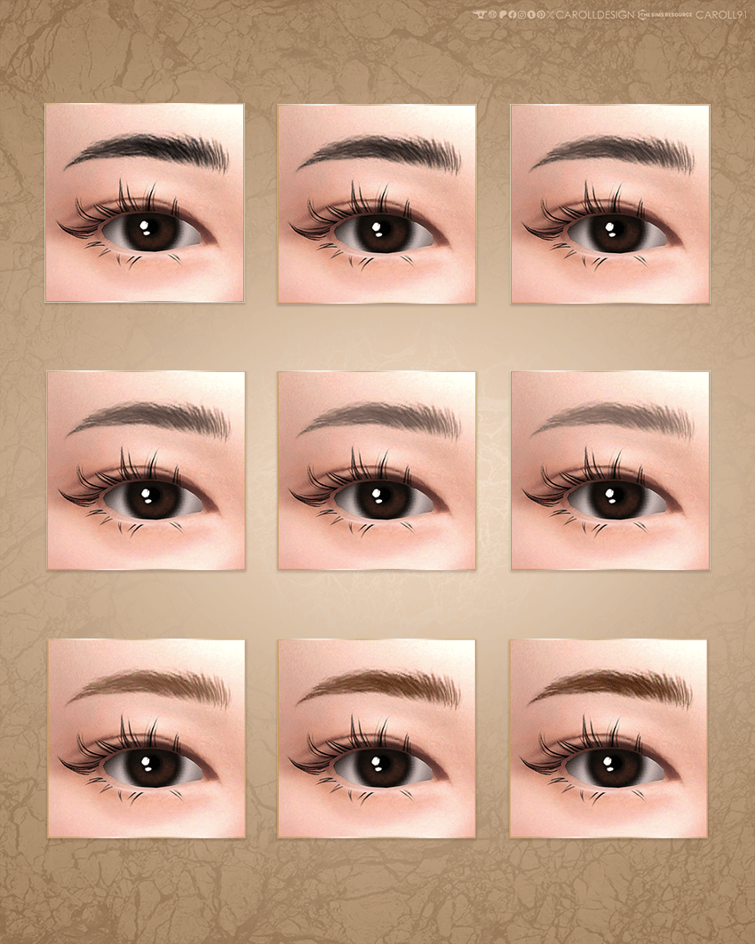 Brows 73 HQ - The Sims 4 Create a Sim - CurseForge