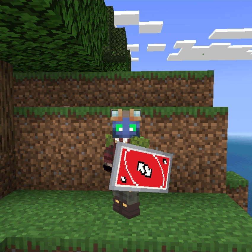 Uno reverse shield - Minecraft Bedrock Texture Packs - CurseForge