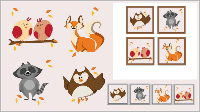 Forest Animals Drawings 1 - The Sims 4 Build / Buy - CurseForge