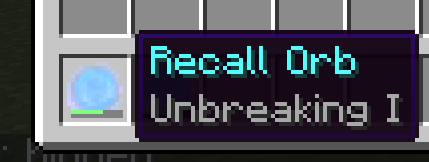 Recall Orb - Minecraft Mods - CurseForge