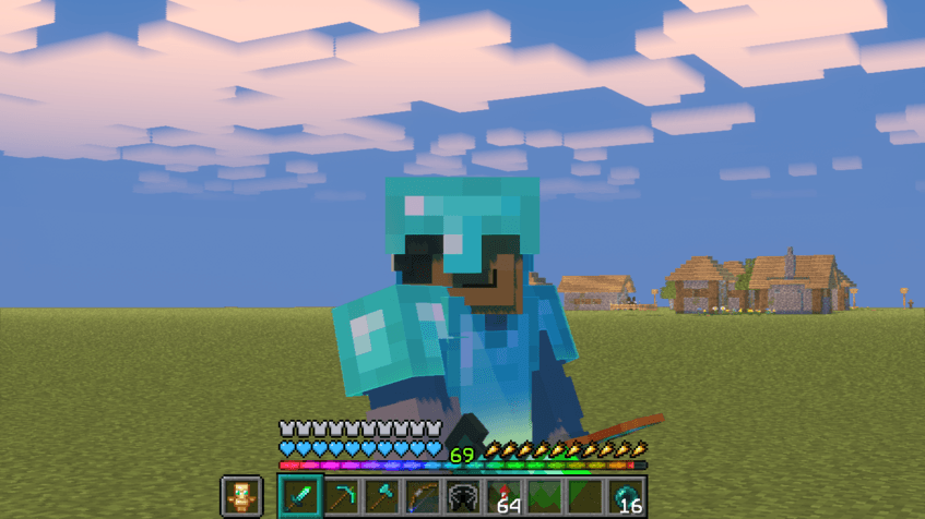 Rainbow XP bar by auragamerrz - Minecraft Resource Packs - CurseForge