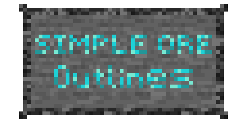 Simple Ore Outlines - Minecraft Bedrock Texture Packs - CurseForge