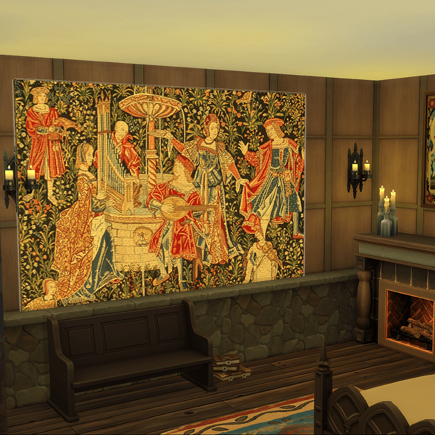 Medieval Tapestries by SimaFans - The Sims 4 Build / Buy - CurseForge