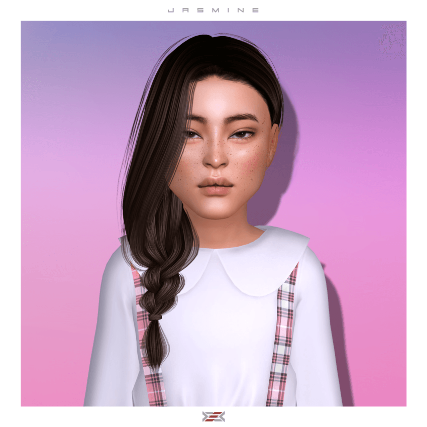 LEXEL - Jasmine ( child hairstyle ) - The Sims 4 Create a Sim - CurseForge
