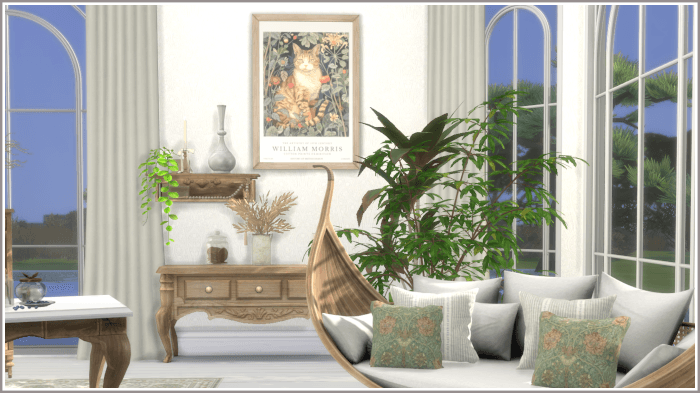 William Morris Cats Prints - The Sims 4 Build / Buy - CurseForge