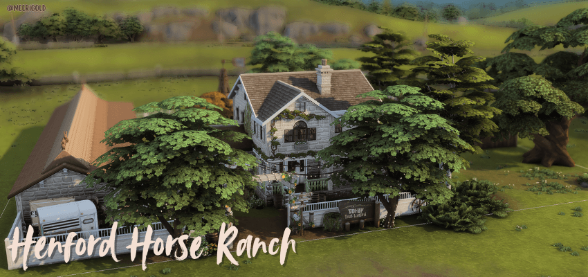 Henford Horse Ranch – Farmhouse & Stables - The Sims 4 Rooms / Lots ...