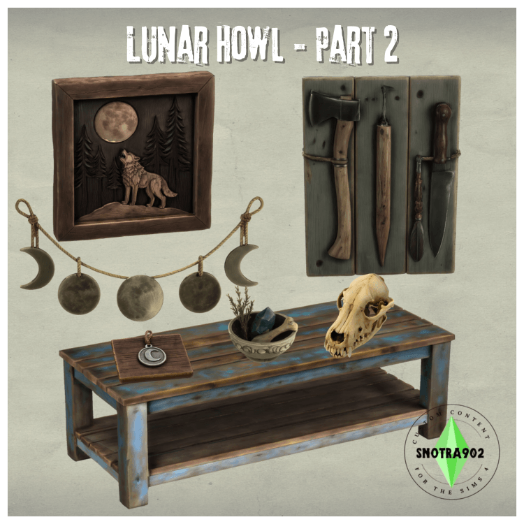 Lunar Howl - Part 2 - The Sims 4 Build / Buy - CurseForge