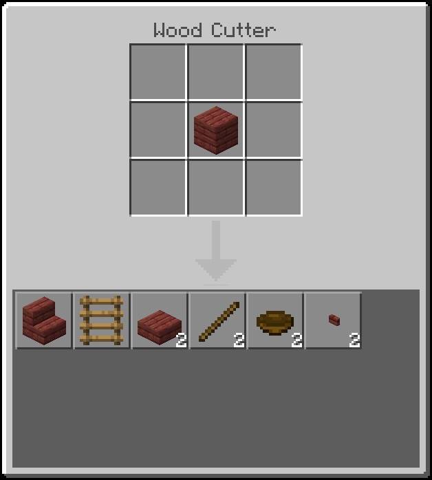 Wood Cutter (v1.7) - Minecraft Bedrock Addons - CurseForge