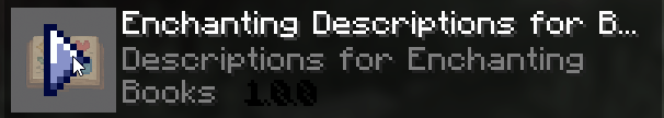 Enchanting Descriptions for Books. - Minecraft Resource Packs - CurseForge