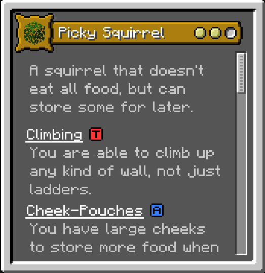 Picky Squirrel Origin - Minecraft Data Packs - CurseForge