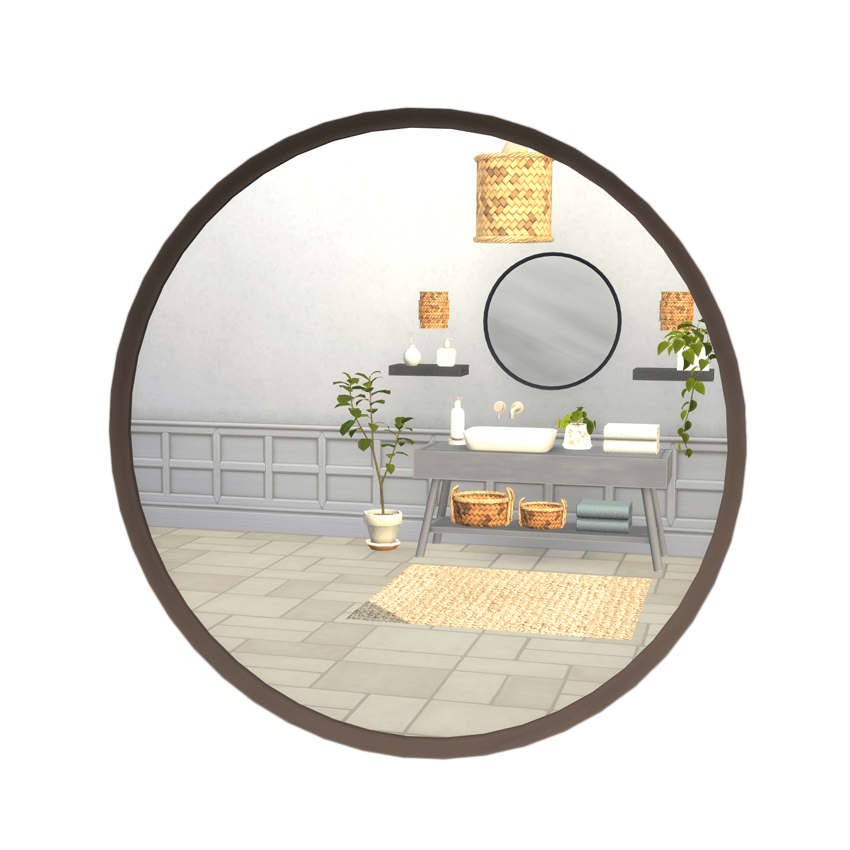 Comiko - Bathroom Boho Mirror - The Sims 4 Build / Buy - CurseForge