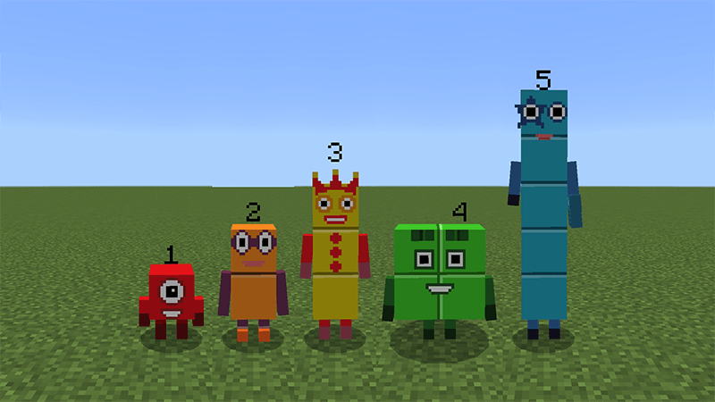 Numberblocks - Minecraft Bedrock Addons - CurseForge