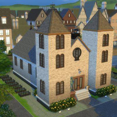 Download Church with graves - The Sims 4 Mods - CurseForge