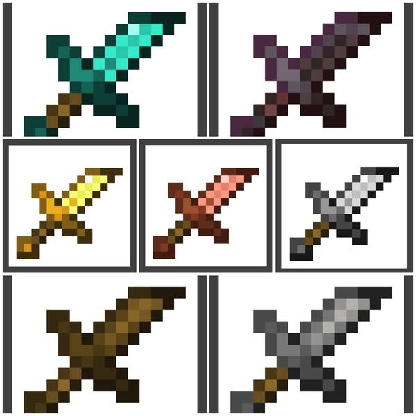 Short Swords – Clear PvP Combat - Minecraft Bedrock Texture Packs ...