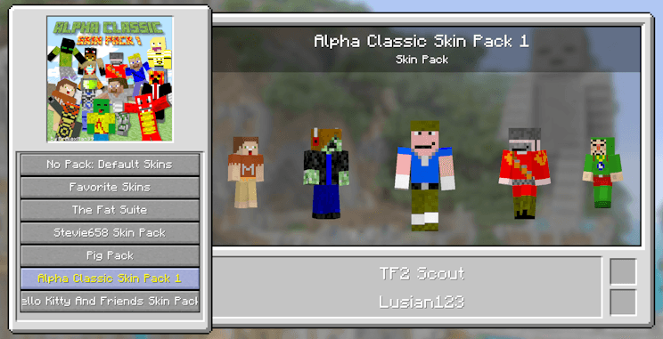 Legacy4J Early Java Clasic Skin Pack 1 - Minecraft Resource Packs ...
