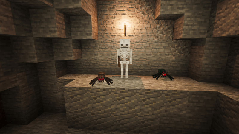 Shrink My Spiders - Minecraft Bedrock Addons - CurseForge