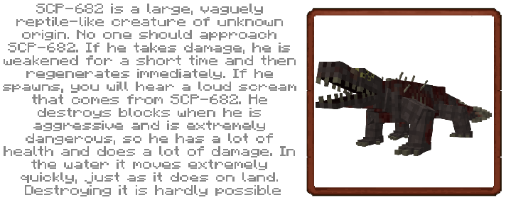 SCP-682, The Hard To Destroy Reptile - Minecraft Mods - CurseForge