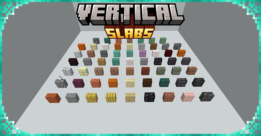 Vertical Slabs - Minecraft Bedrock Addons - CurseForge