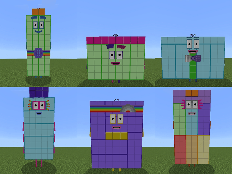 Numberblocks - Minecraft Bedrock Addons - CurseForge