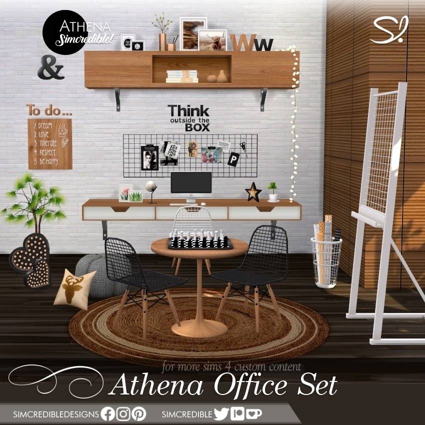 Athena Office ♟♖♘ - The Sims 4 Build / Buy - CurseForge